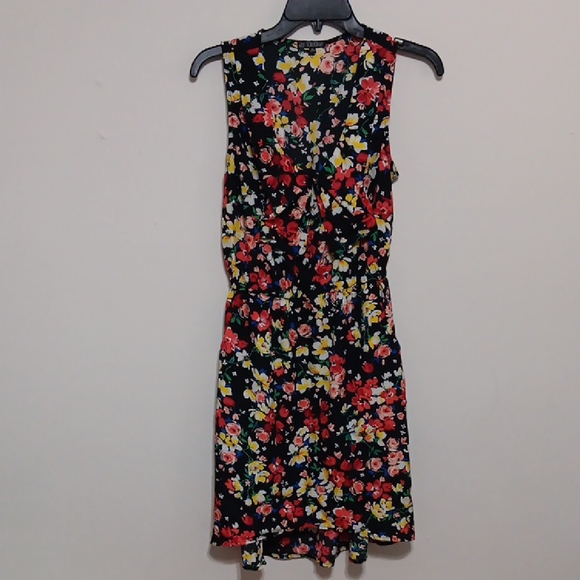 BeBop | Dresses | Bebop Black Floral Mini Dress | Poshmark